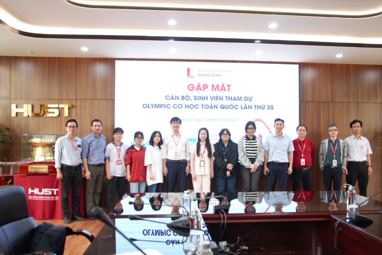 [SME] ĐỘI TUYỂN OLYMPIC CƠ HỌC TRƯỜNG CƠ KHÍ RA QUÂN THAM DỰ CUỘC THI ...